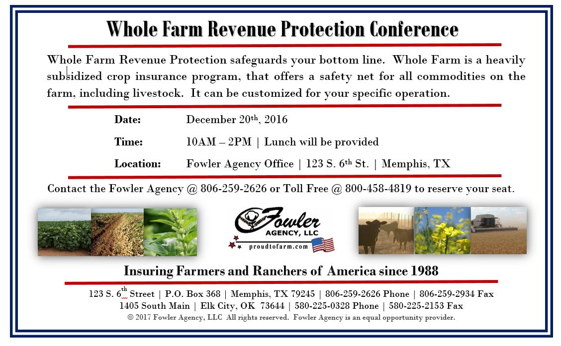 whole-farm-invite-text | Fowler Agency | Ag Risk Management | Crop ...