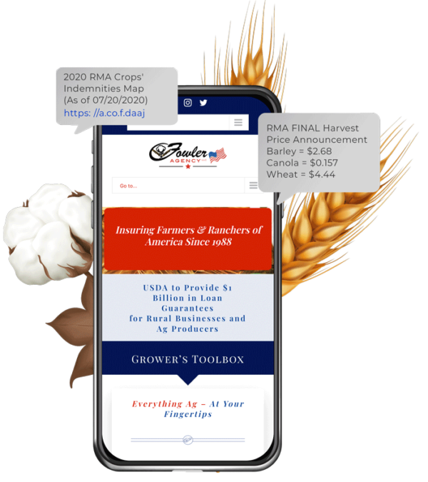 Fowler Agency | Ag Risk Management | Crop Insurance | Farm | Ranch | P&C