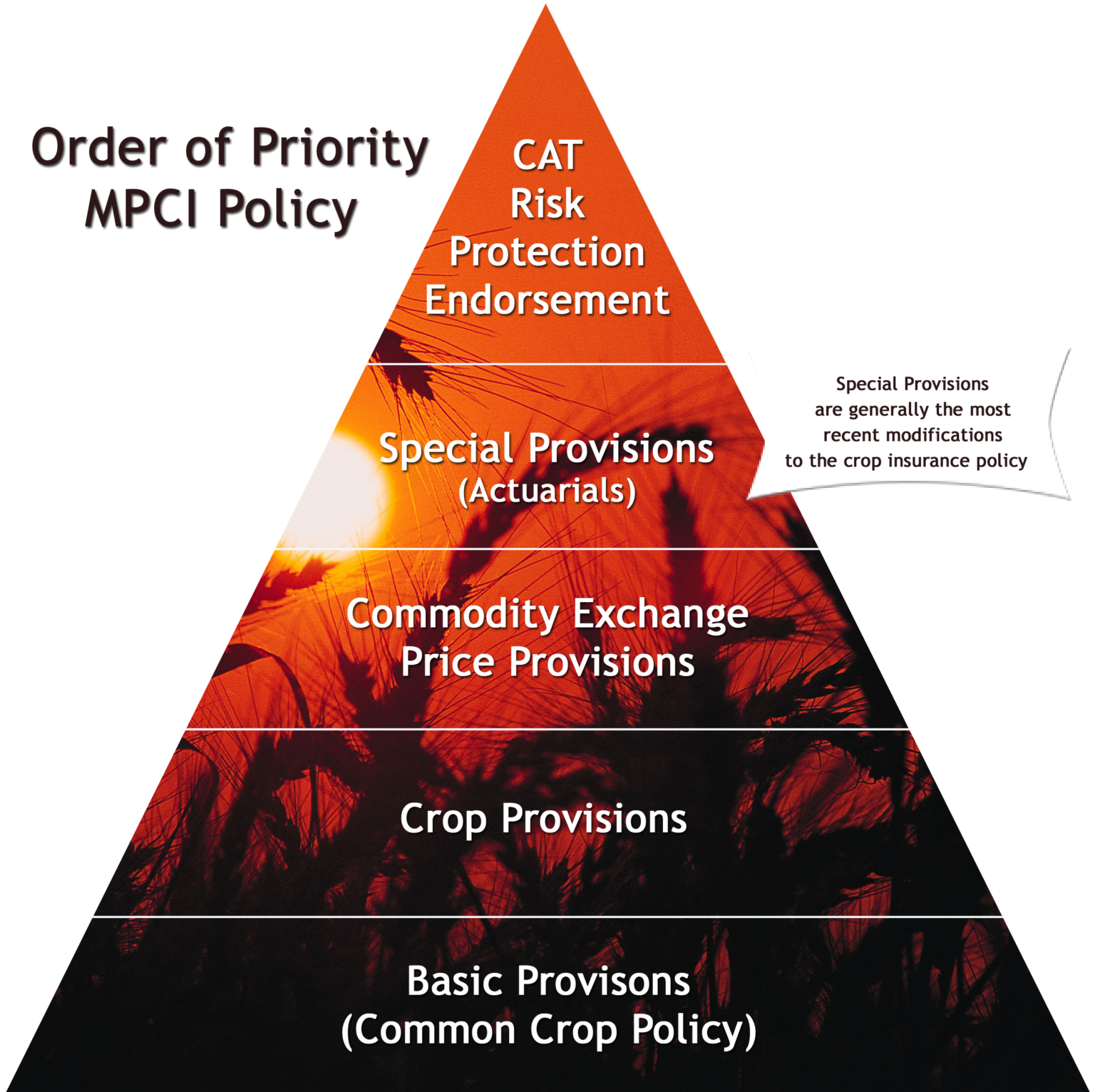 Policy Priority Pyramid | Fowler Agency | Ag Risk Management | Crop ...